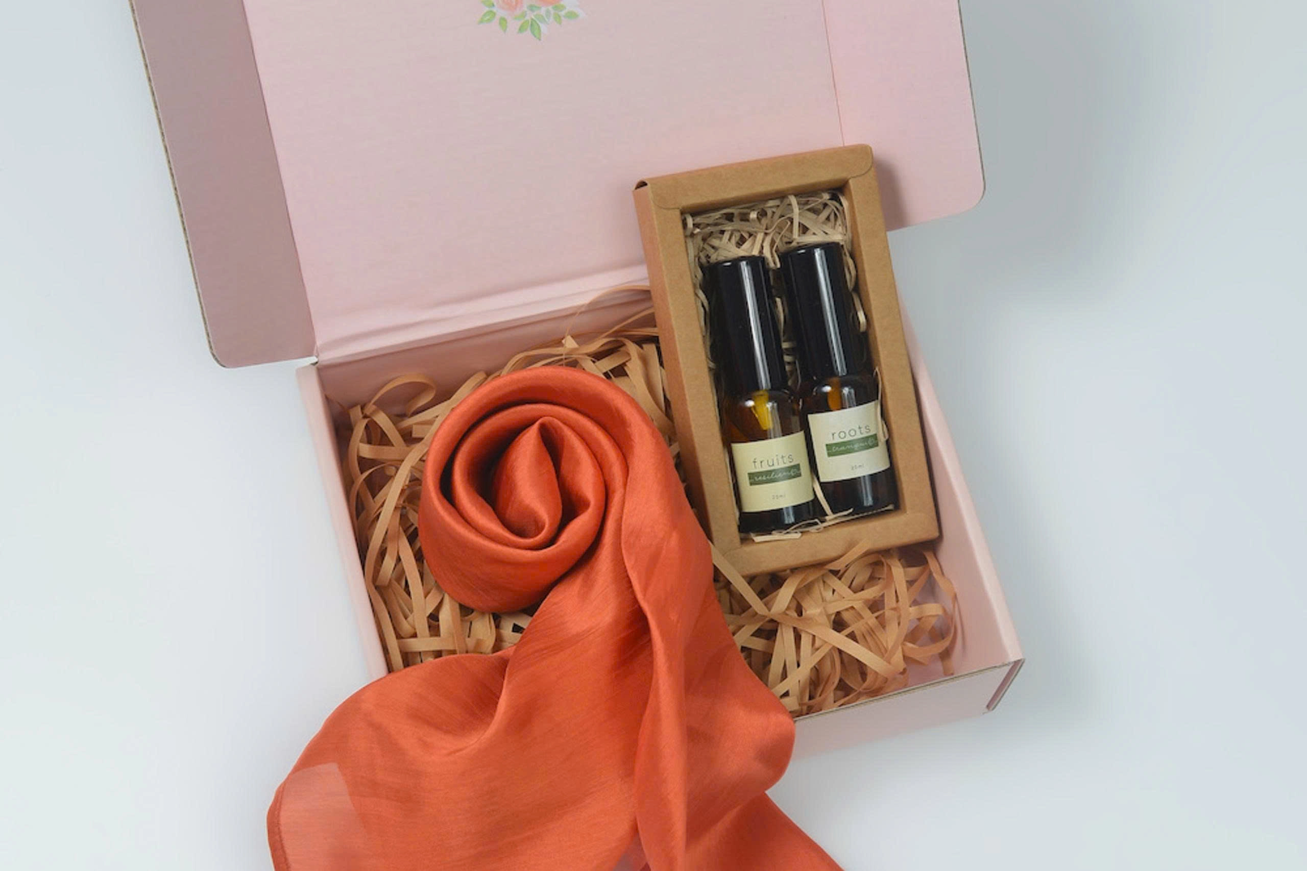 Ong Stylish Machine-Hemmed Square Silk Scarf | Joytime