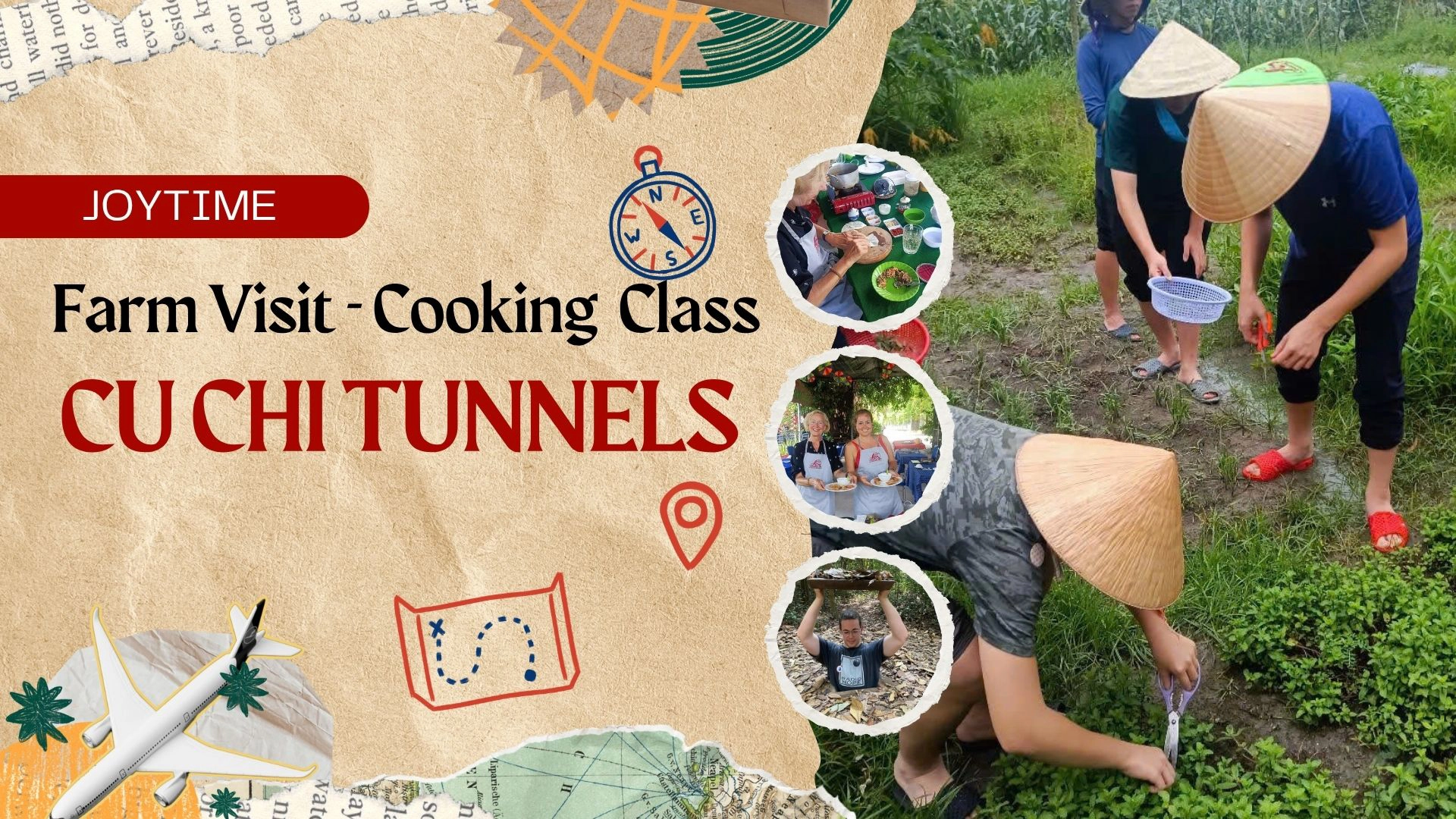 Day Tour | Farm Visit, Cooking Class and Explore Cu Chi Tunnels ...